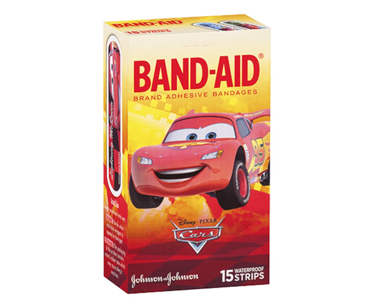 Band-Aid Character Strips Cars 15 Pack | Healthylife