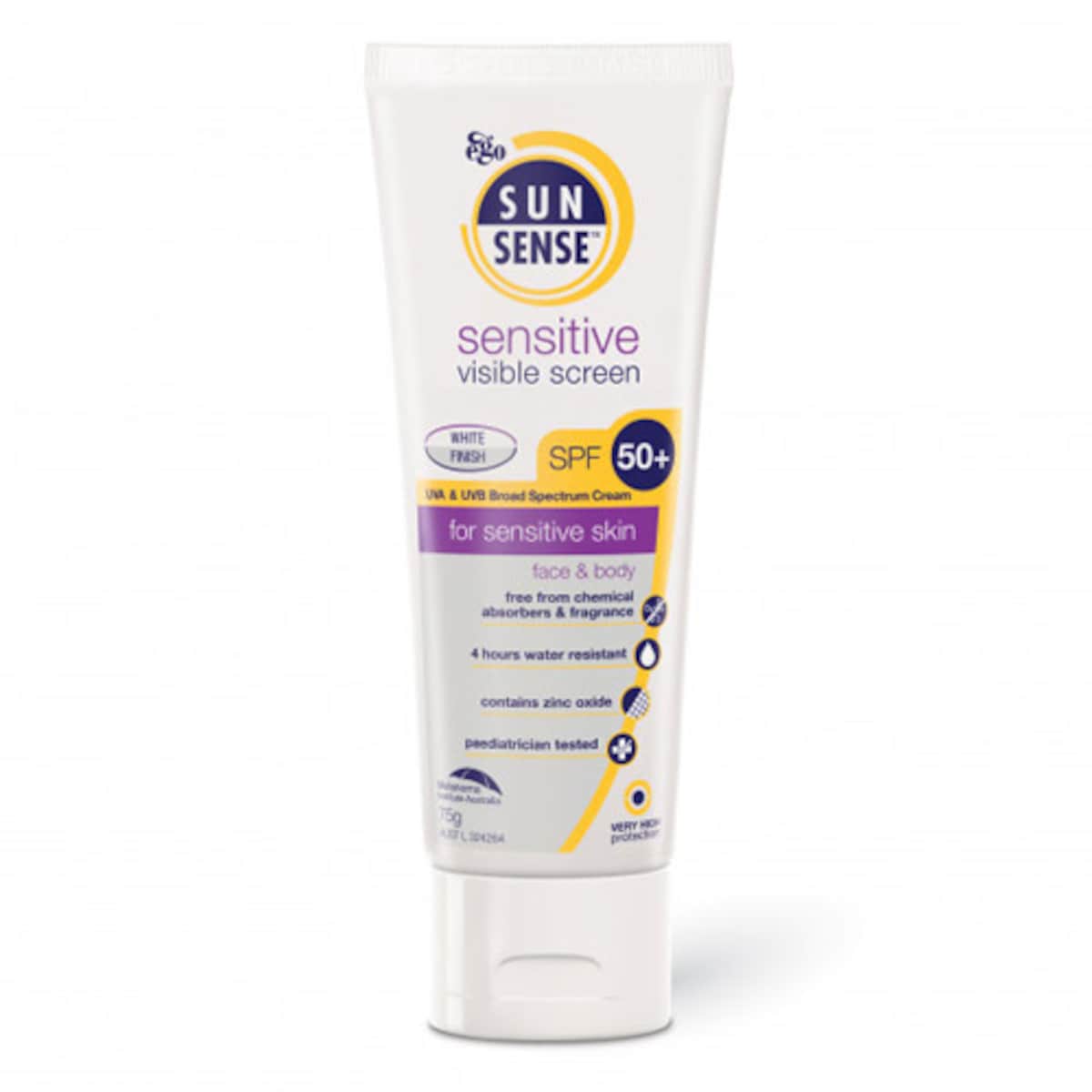 Ego SunSense Sensitive Visible Screen SPF 50+ 200g | Healthylife