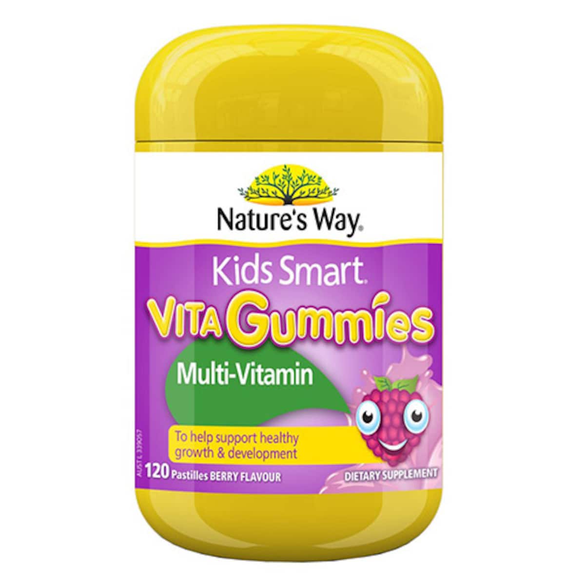 Natures Way Kids Smart Vita Gummies Multivitamin + Vegies (120 Pack)