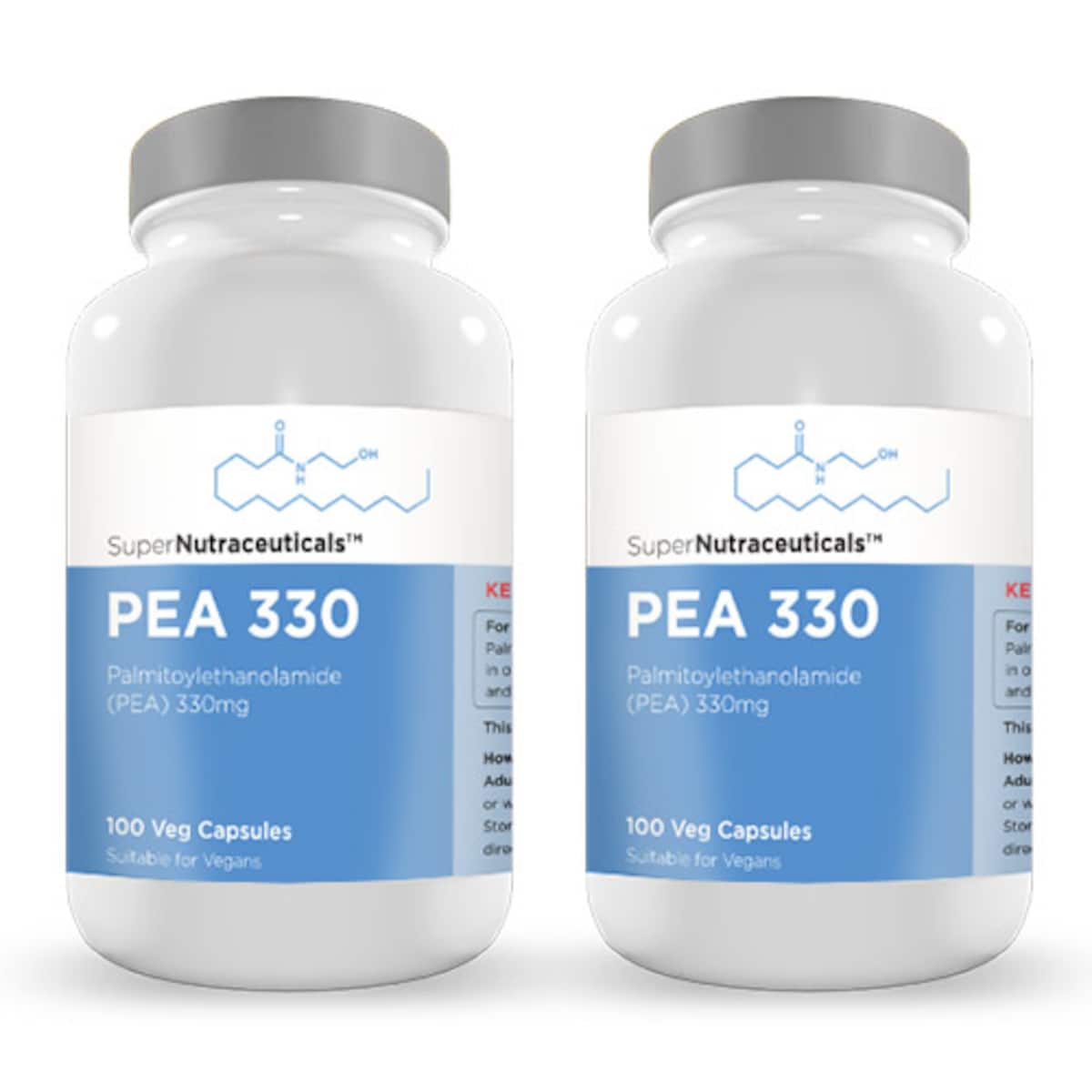 PEA 330mg Capsules 200 ( Palmitoylethanolamide ) Micronised | Healthylife