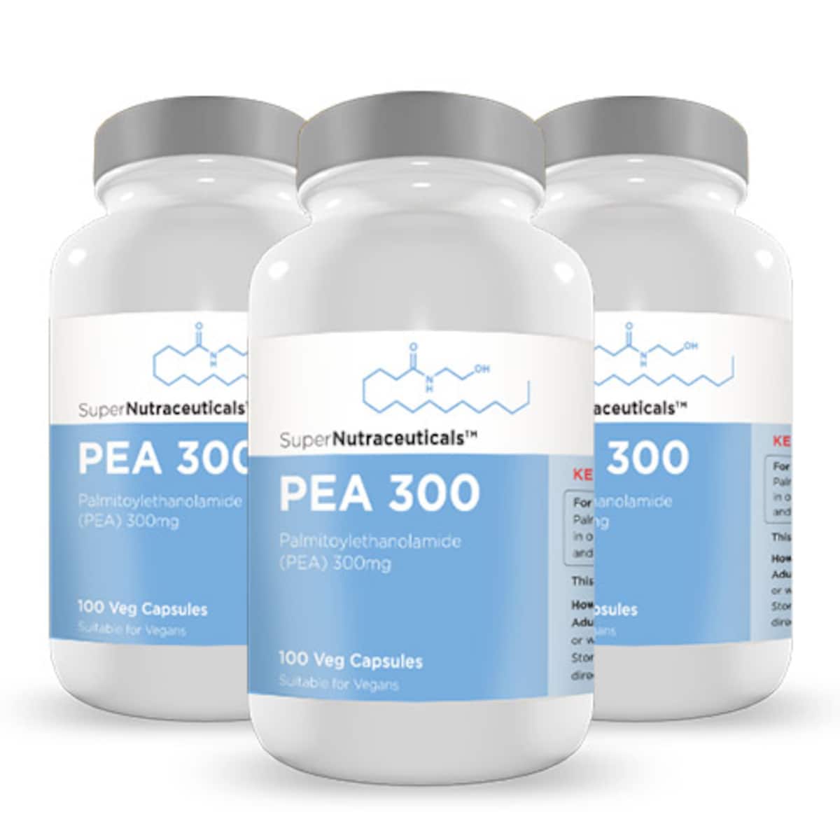 PEA 300mg Capsules 300 ( Palmitoylethanolamide ) Micronised | Healthylife