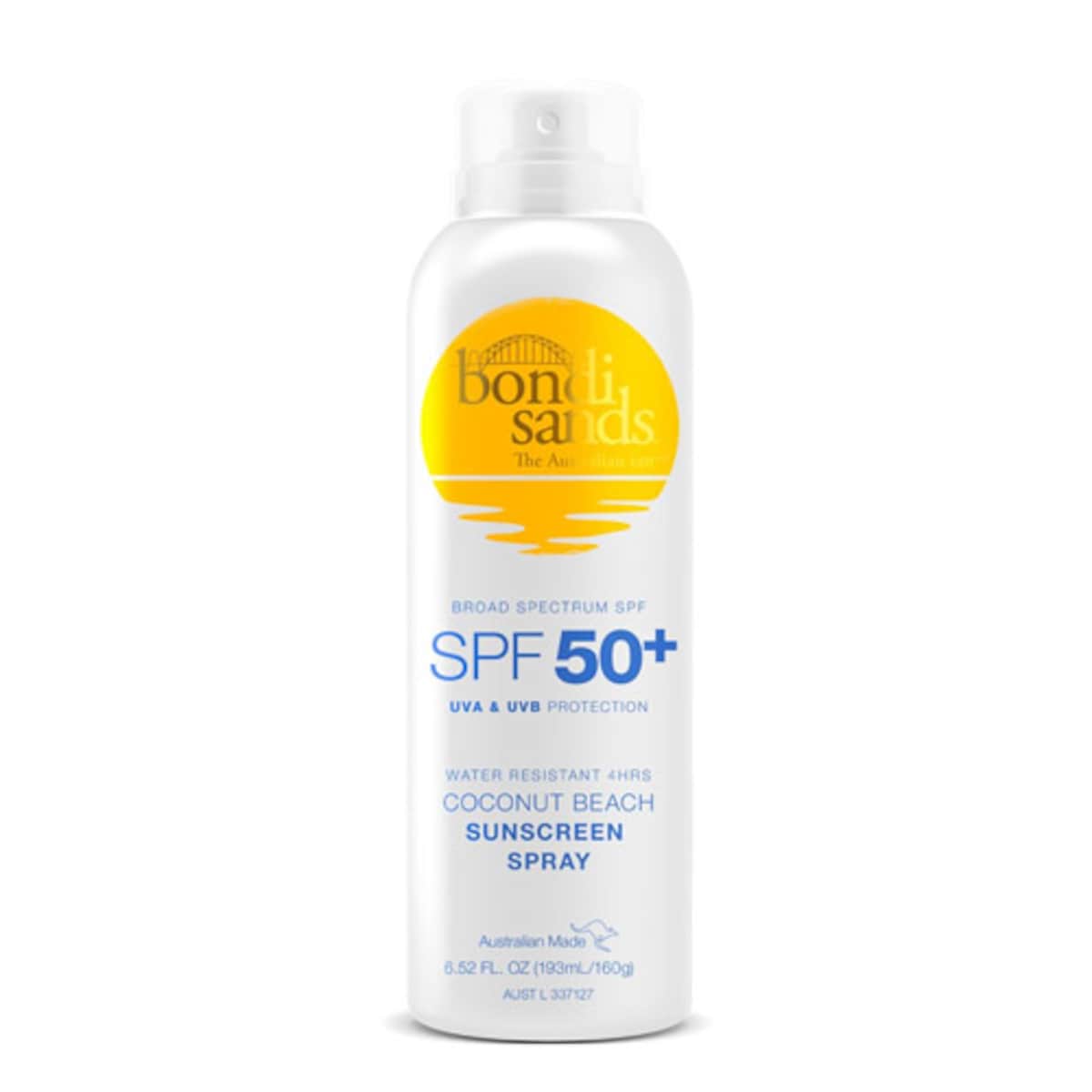 Bondi Sands SPF50 Sunscreen Mist Spray Coconut Beach Scent 193ml ...