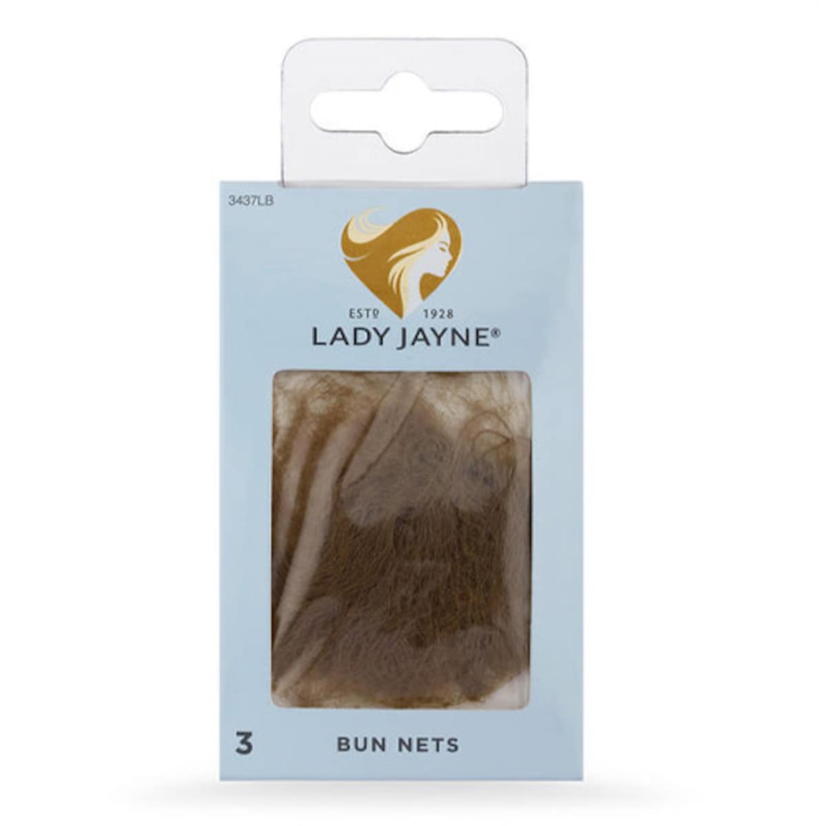 Lady Jayne Bun Nets Light Brown 3 Pack | Healthylife