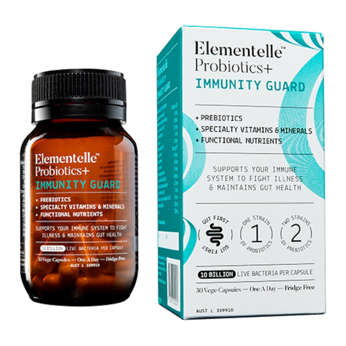 Elementelle Probiotics+ Immunity Guard 30 Capsules | Healthylife