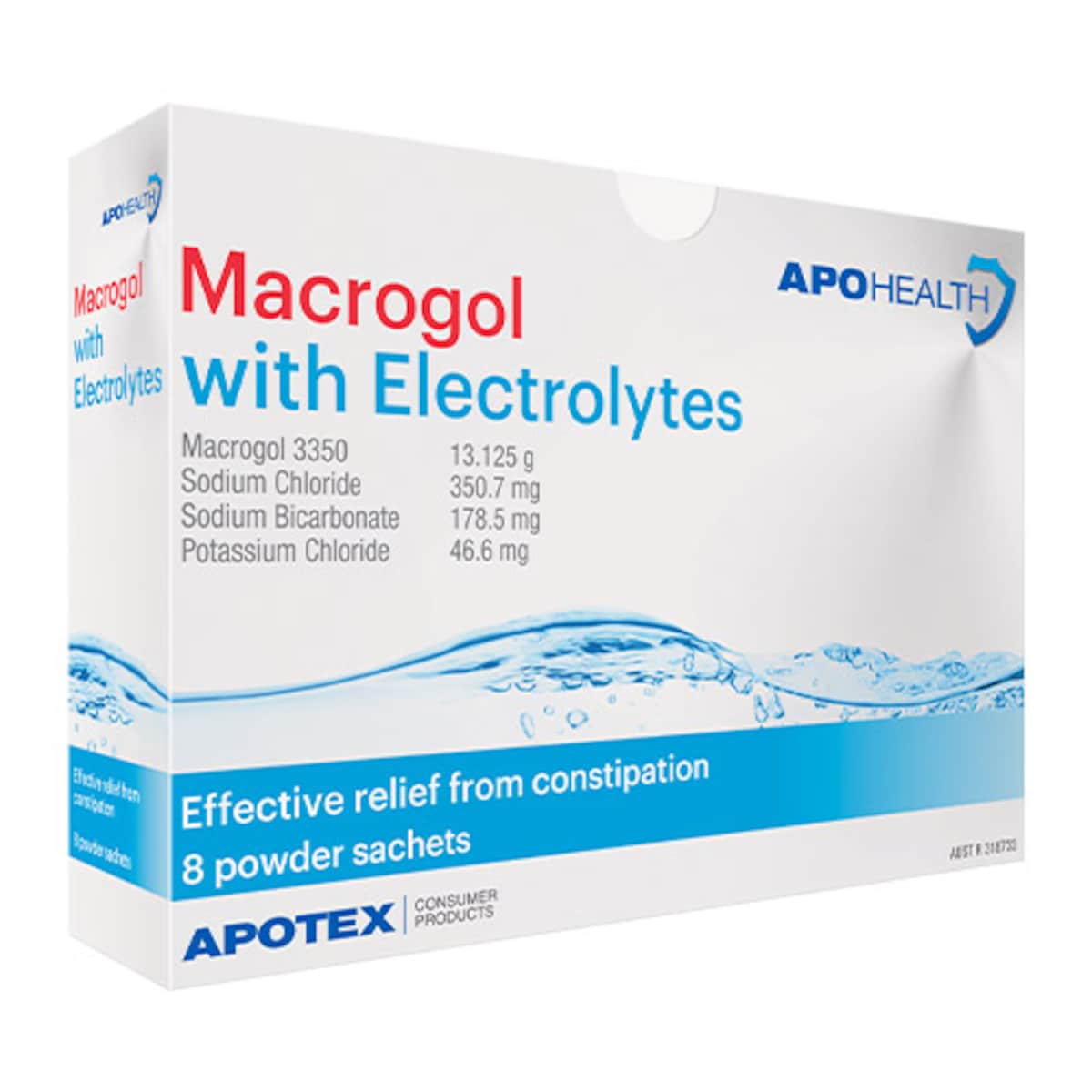 Apo Macrogol with Electrolytes 8 Sachets | Healthylife