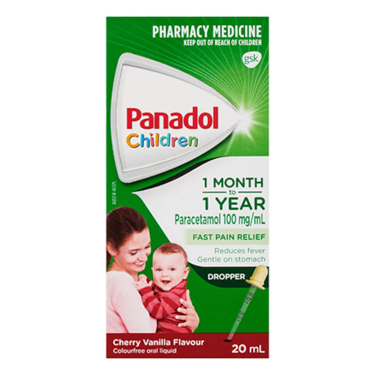 Panadol Children 1 Month-1 Year Baby Drops with Dropper 20ml | Healthylife