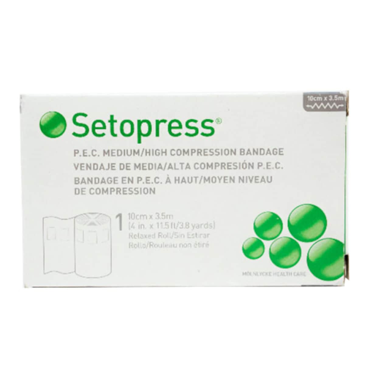Setopress High Compression Bandage 3505 10cm x 3.5m | Healthylife