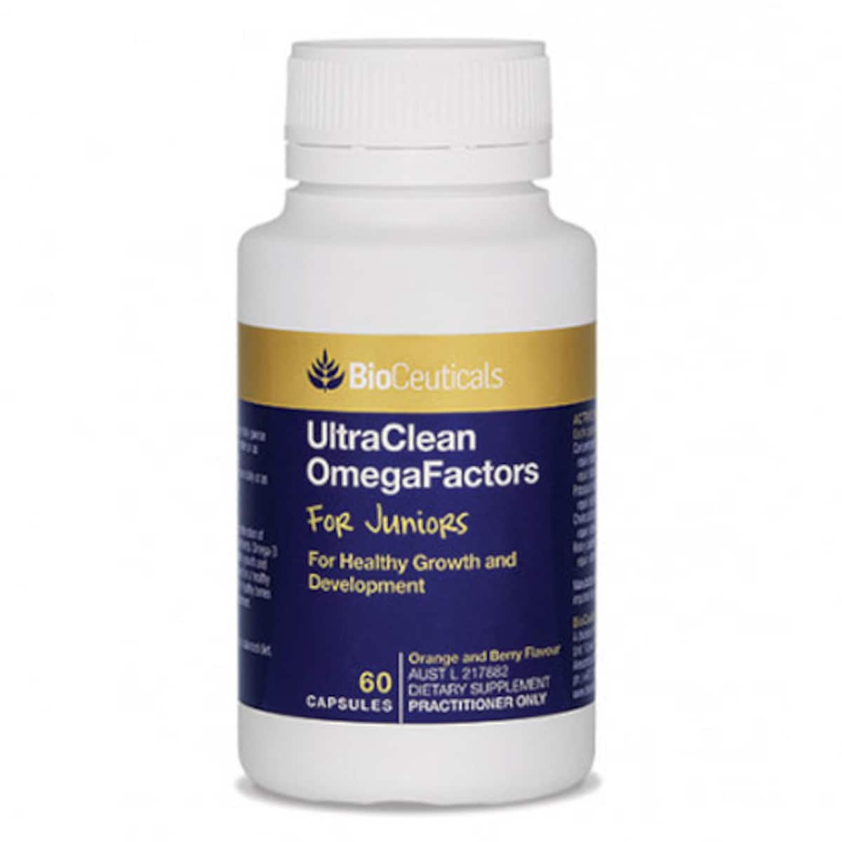 BioCeuticals UltraClean OmegaFactors for Juniors 60 Softgel Capsules