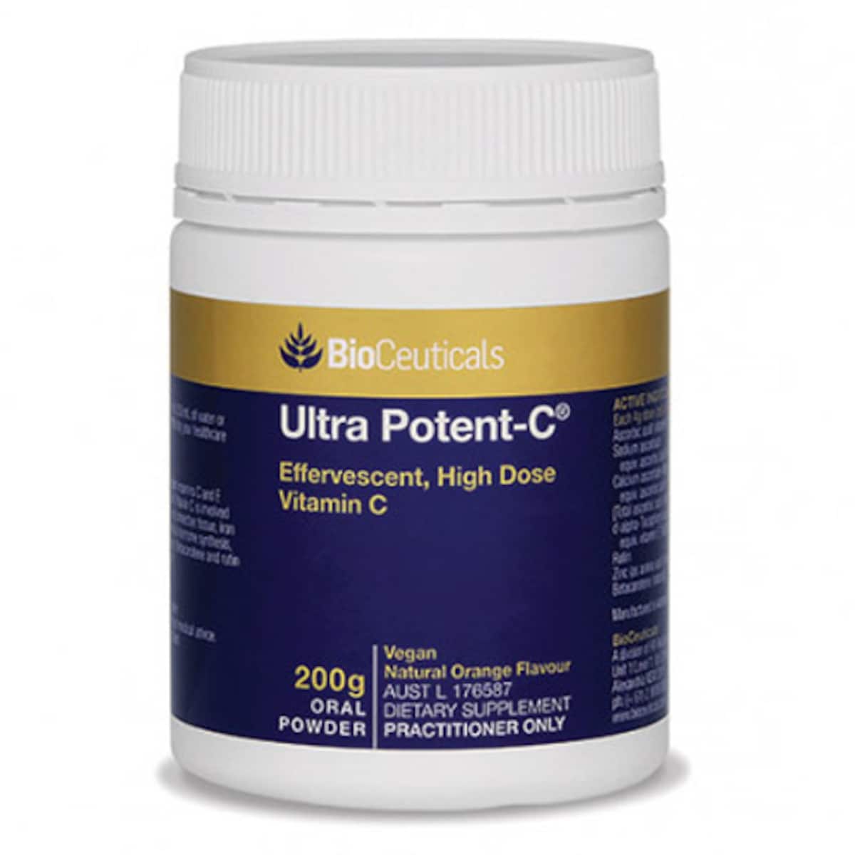 BioCeuticals Ultra Potent-C Oral Powder 200g | Healthylife
