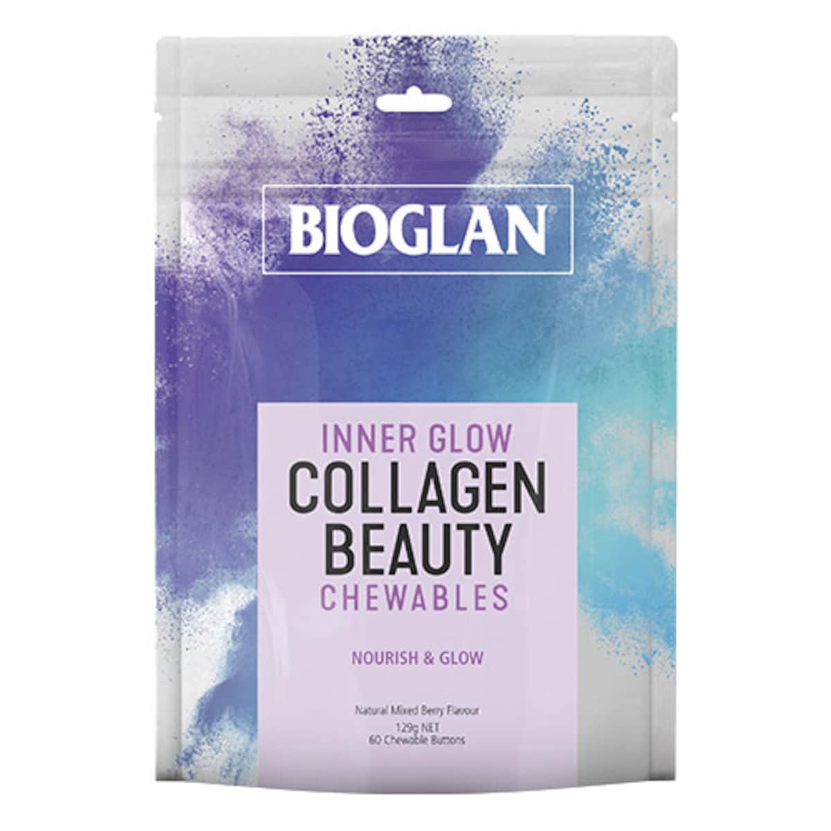 Bioglan Inner Glow Collagen Beauty 60 Chewables | Healthylife