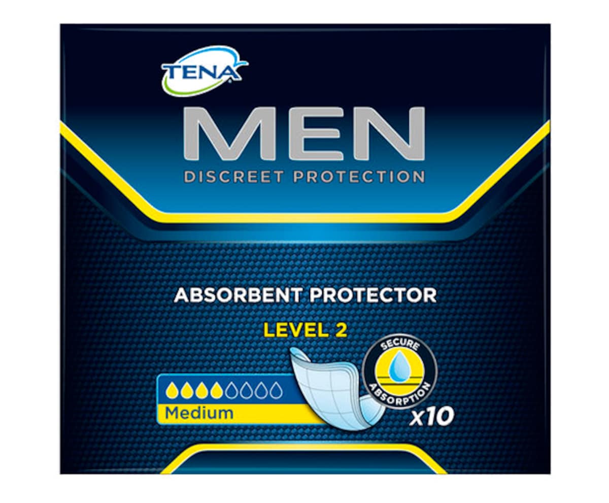 Tena Men Absorbent Protector Level 2 10 Pack | Healthylife