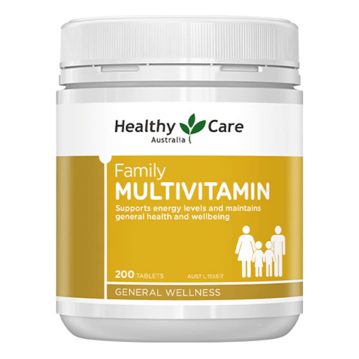 Healthy Care Family Multivitamin 200 Tablets | Healthylife
