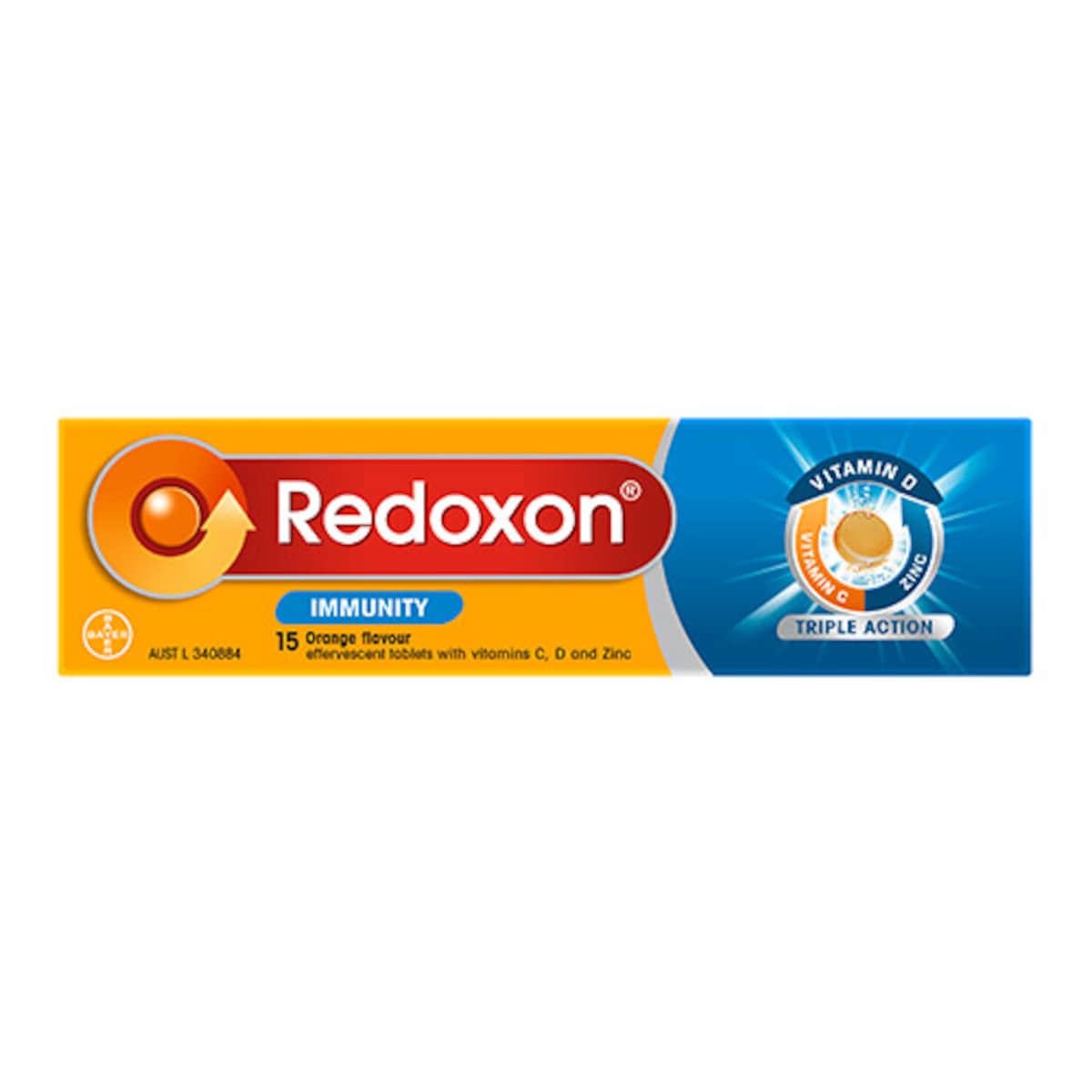 Redoxon Immunity Orange 15 Effervescent Tablets | Healthylife