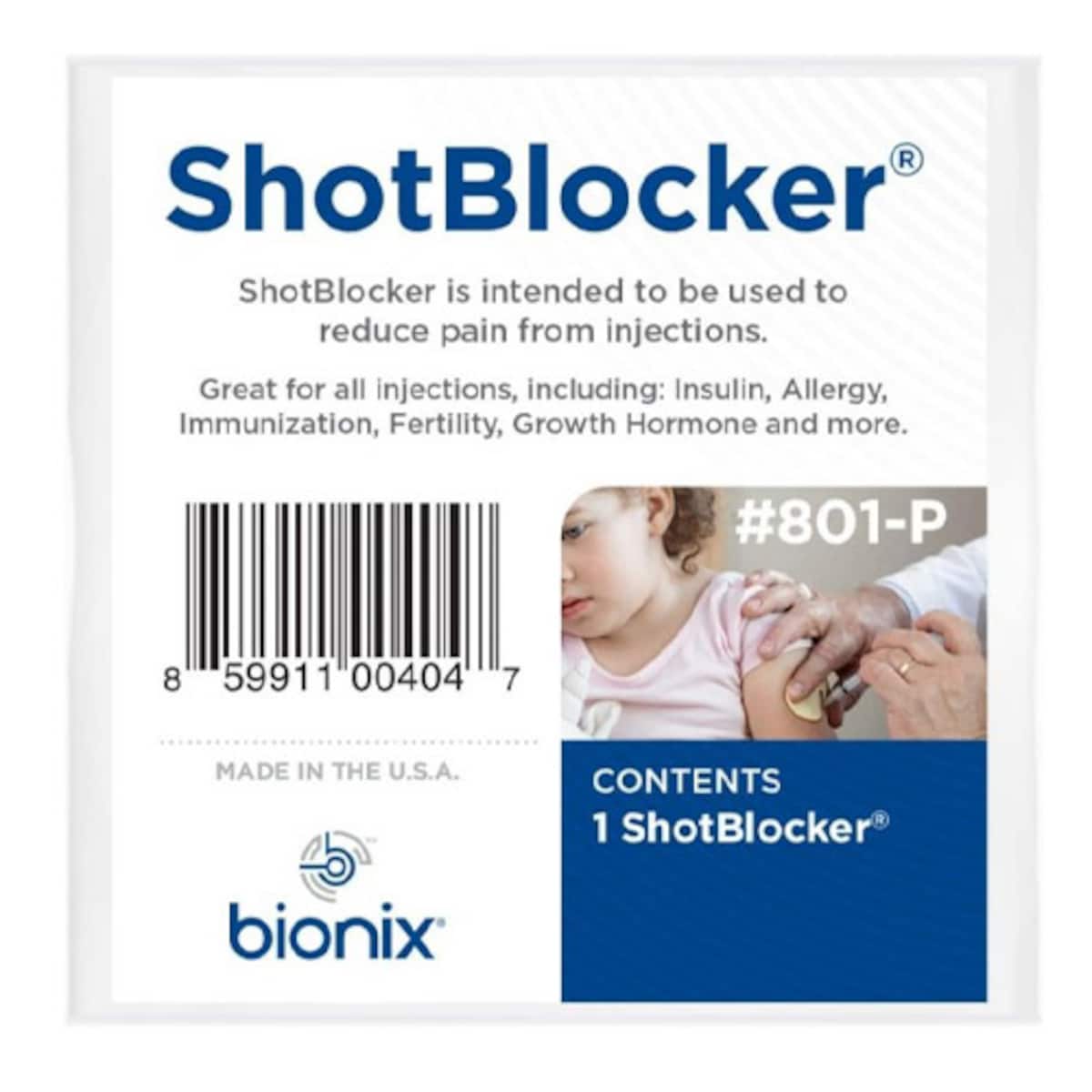 Bionix ShotBlocker Injection Pain Relief Solution 1 Pack | Healthylife