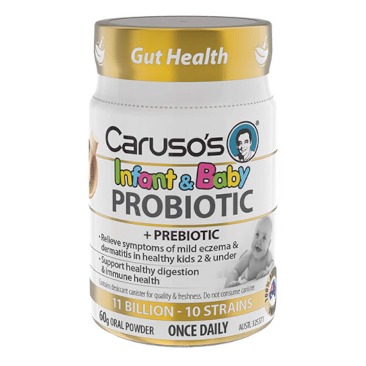 Carusos Infant & Baby Probiotic Powder 60g | Healthylife