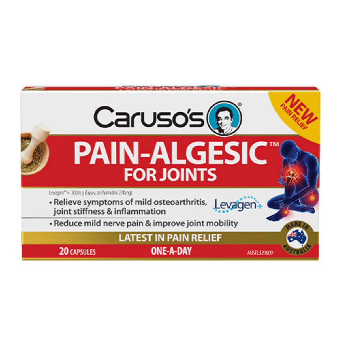 Carusos Pain-Algesic for Joints 20 Capsules