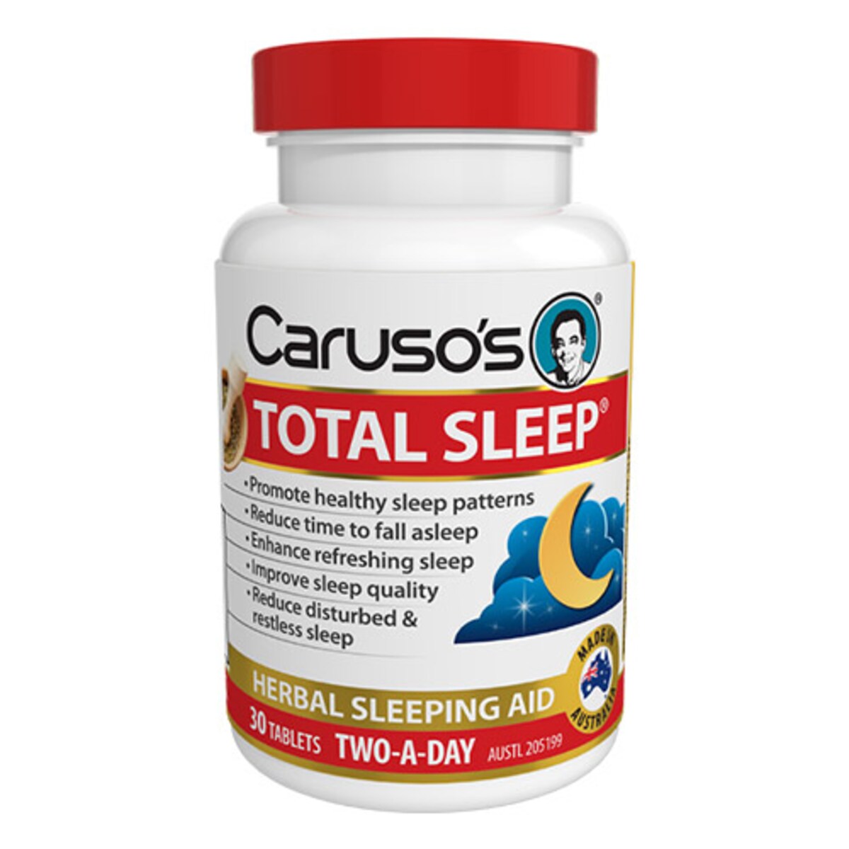 Carusos Total Sleep 30 Tablets