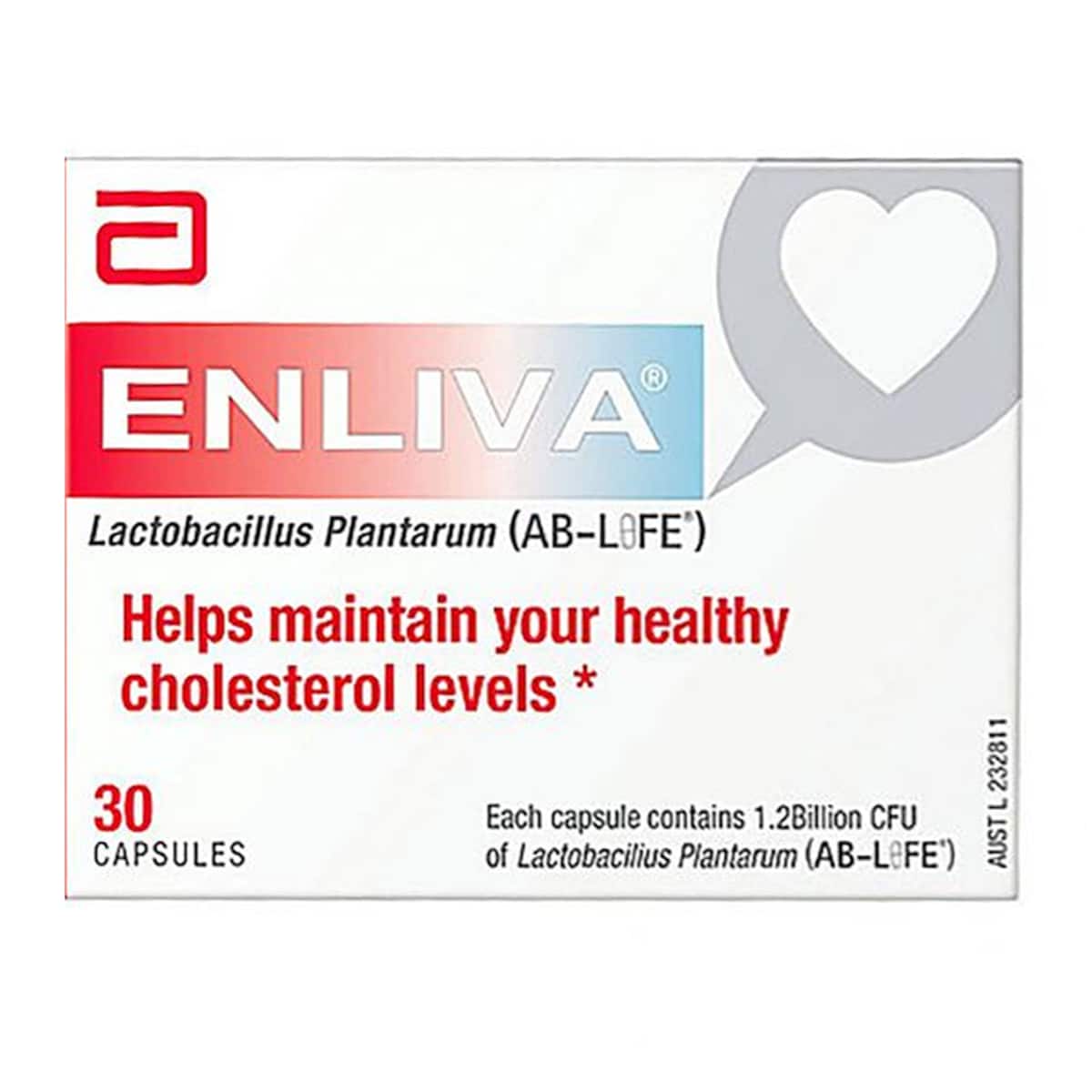 Enliva Cholesterol Health 30 Capsules | Healthylife
