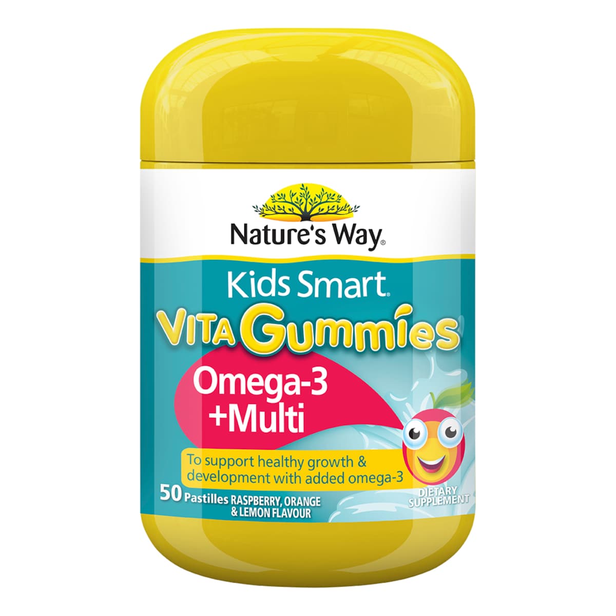 Natures Way Kids Smart Vita Gummies Omega 3 + Multi 50 Pack | Healthylife