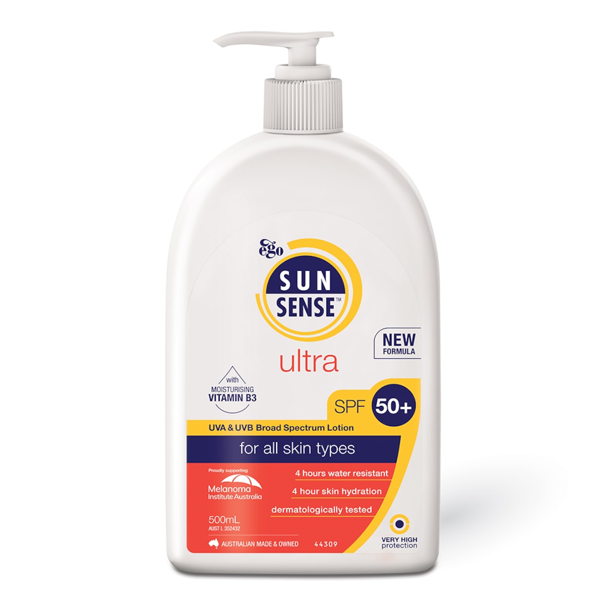 Ego SunSense Ultra SPF50+ 500ml | Healthylife