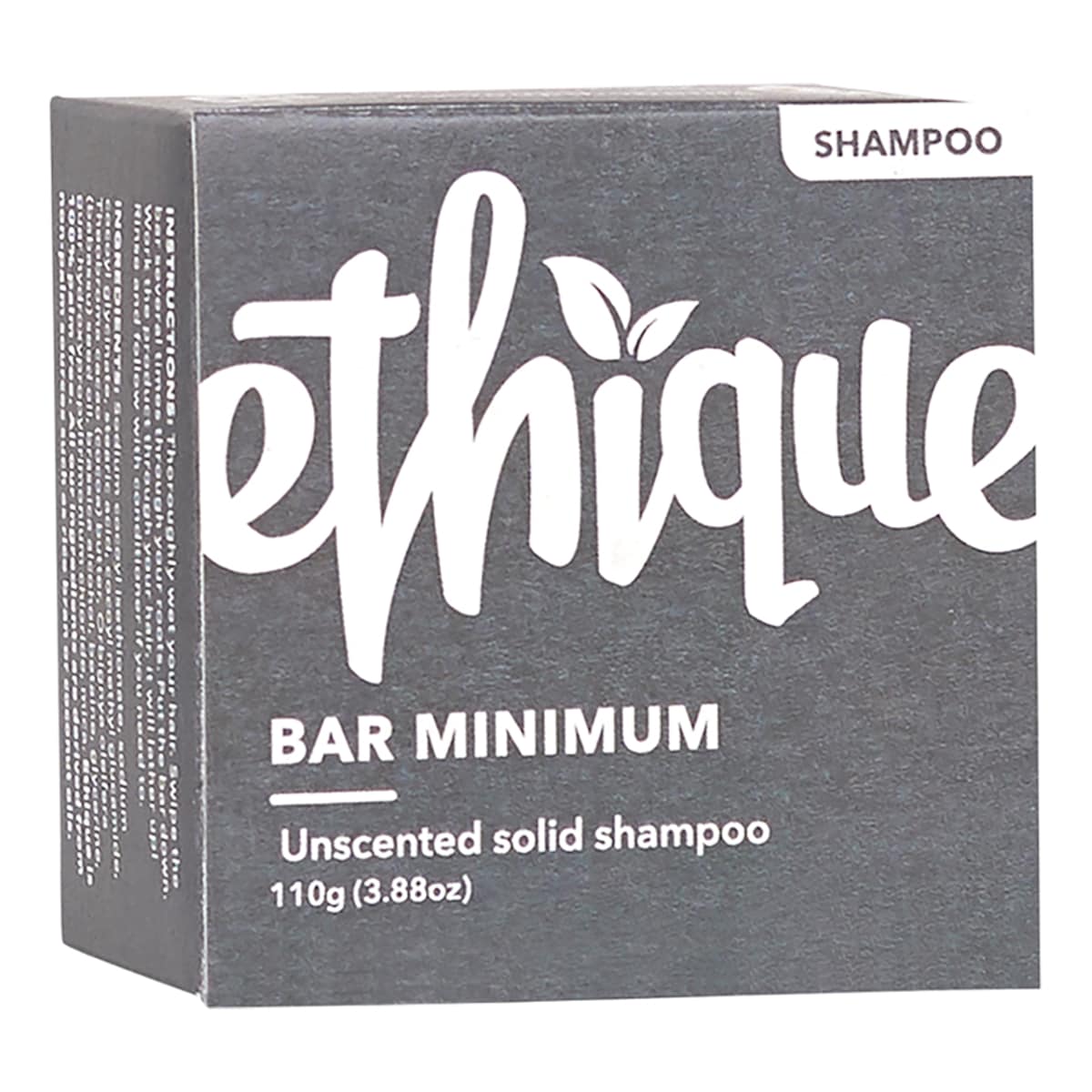 ETHIQUE Solid Shampoo Bar Bar Minimum Unscented 110g | Healthylife