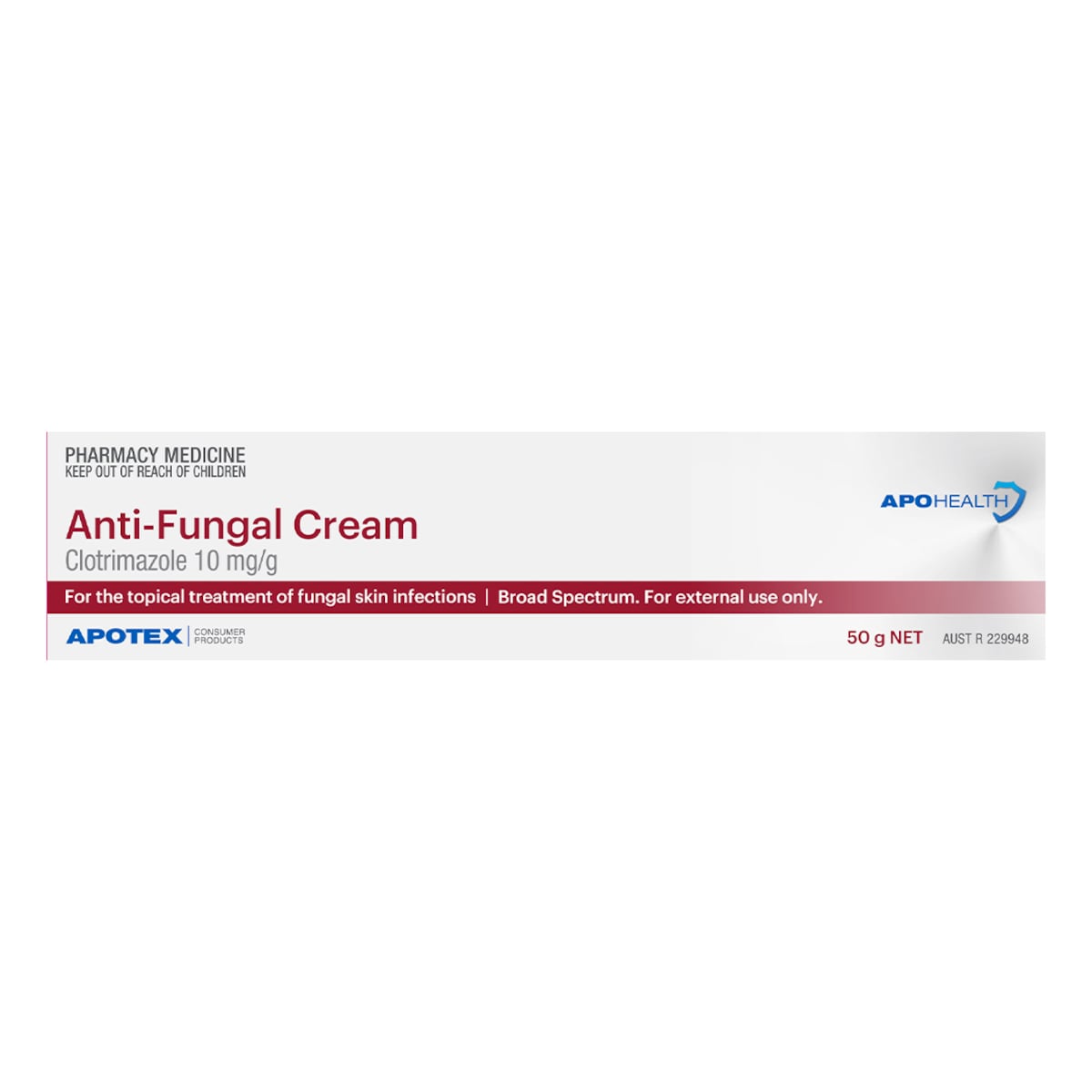 APOHEALTH Anti-Fungal Clotrimazole Cream 50g | Healthylife