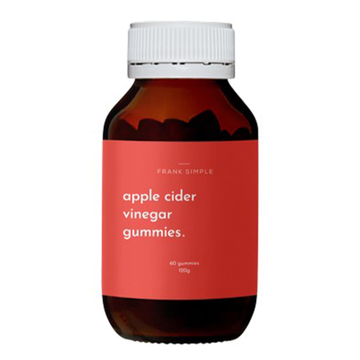 Frank Simple Apple Cider Vinegar Gummies 60 Pieces