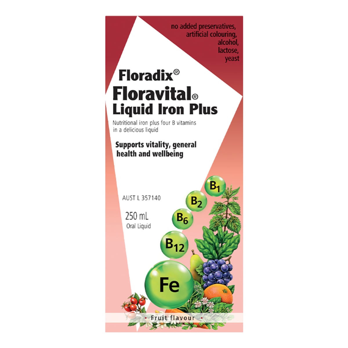 Floradix Floravital Liquid Iron Plus (250ml) | Healthylife