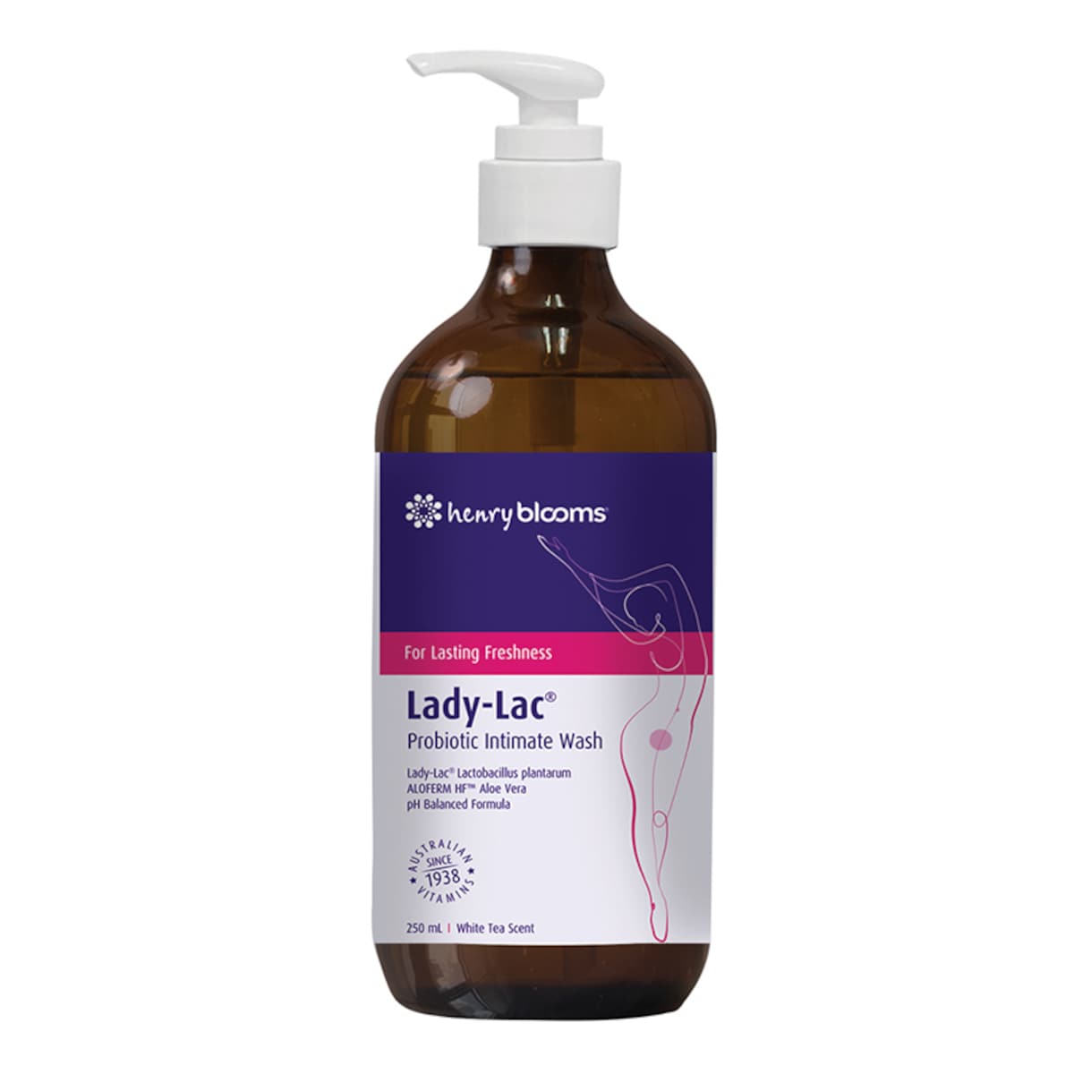 Henry Blooms Lady-Lac Probiotic Intimate Wash 250ml | Healthylife