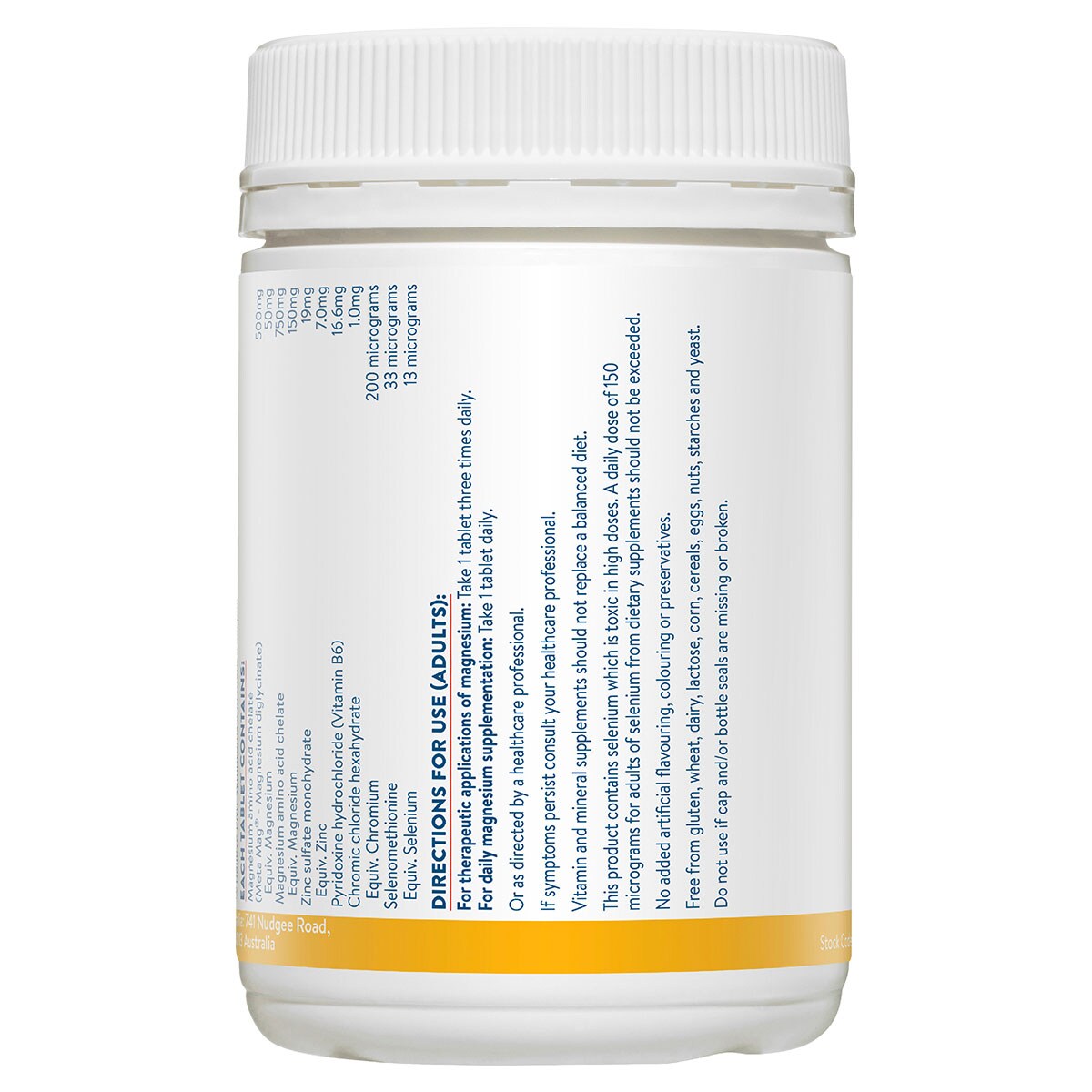 Ethical Nutrients Mega Magnesium 120 Tablets