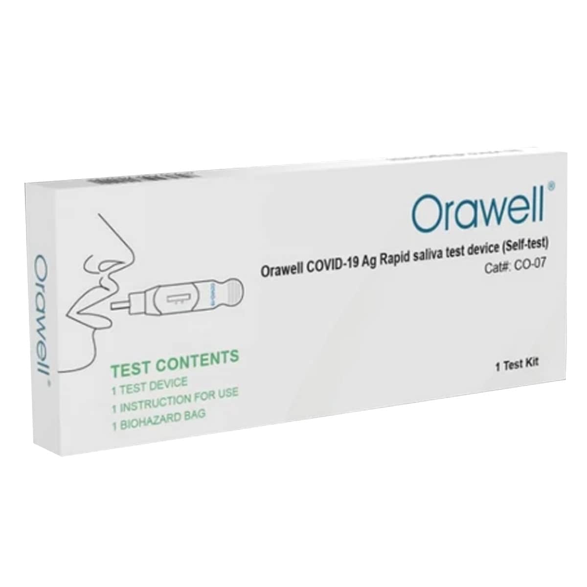 Rapid Antigen Saliva Test Kit 1 Pack by Orawell | Healthylife