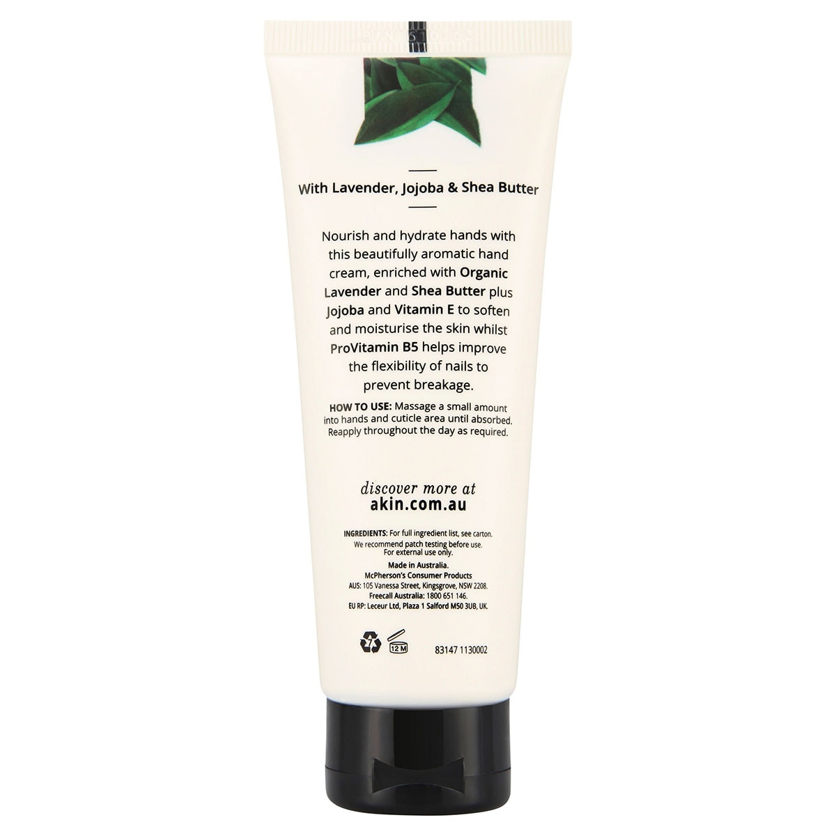Replenishing Hand Cream with Natural Ingredients