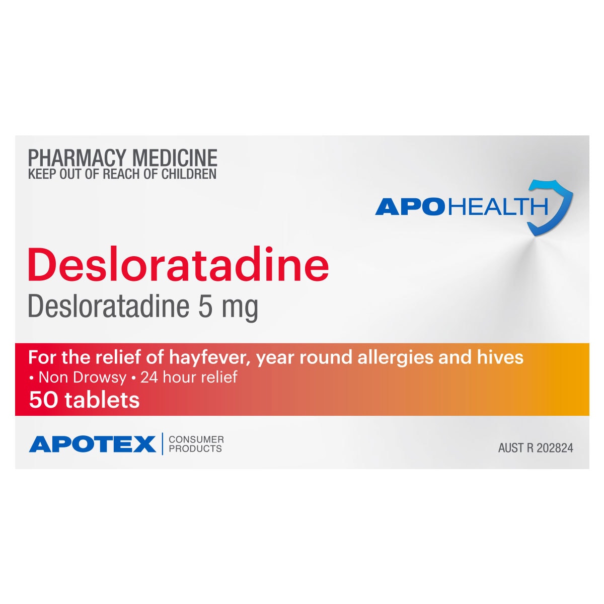 APOHEALTH Desloratadine 50 Tablets | Healthylife