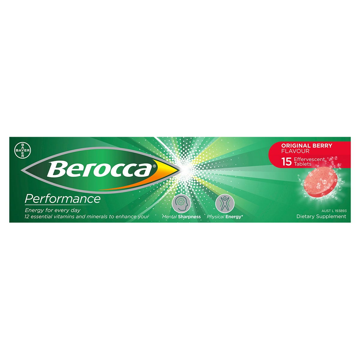 Berocca Performance Original 15 Effervescent Tablets | Healthylife