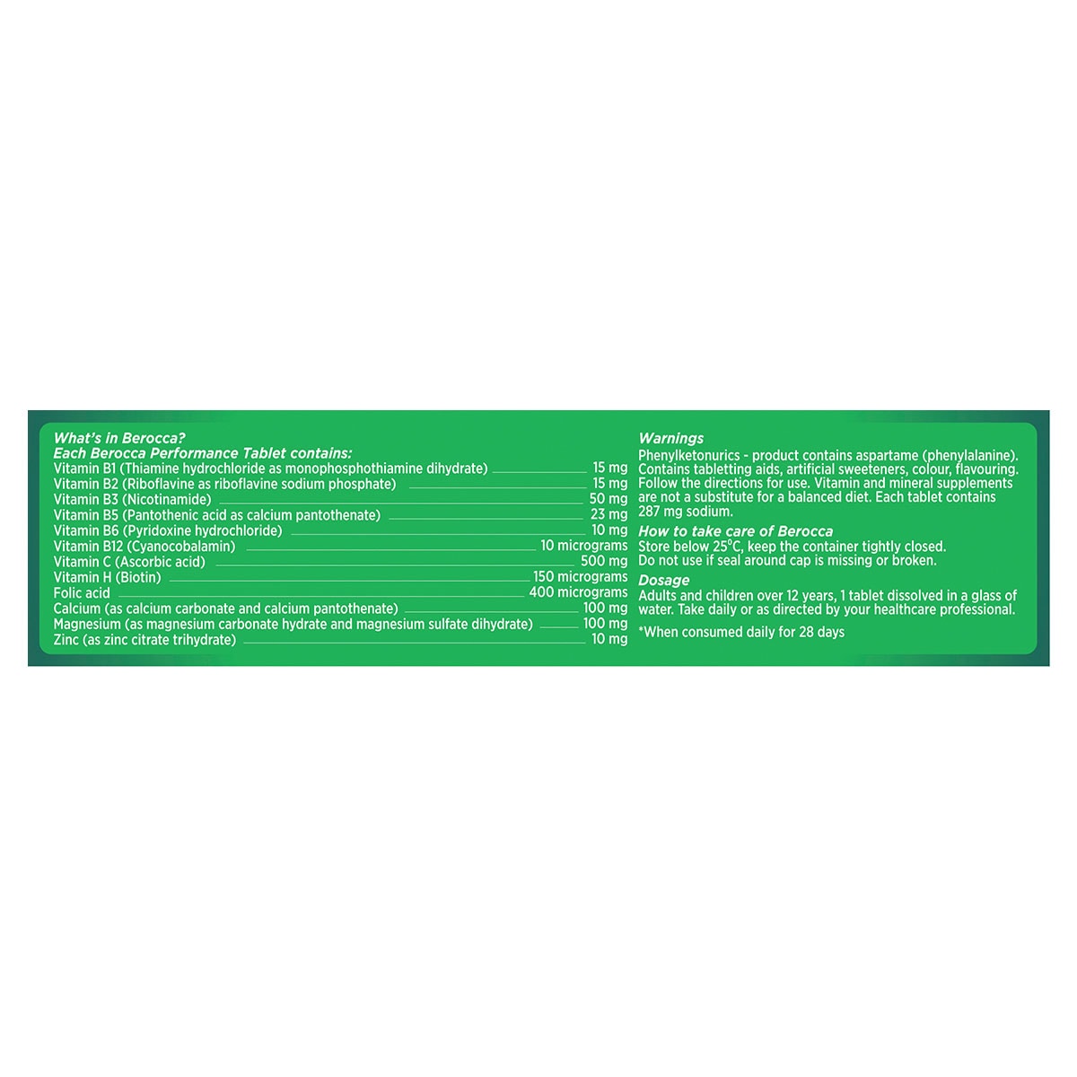 Berocca Performance Original 15 Effervescent Tablets