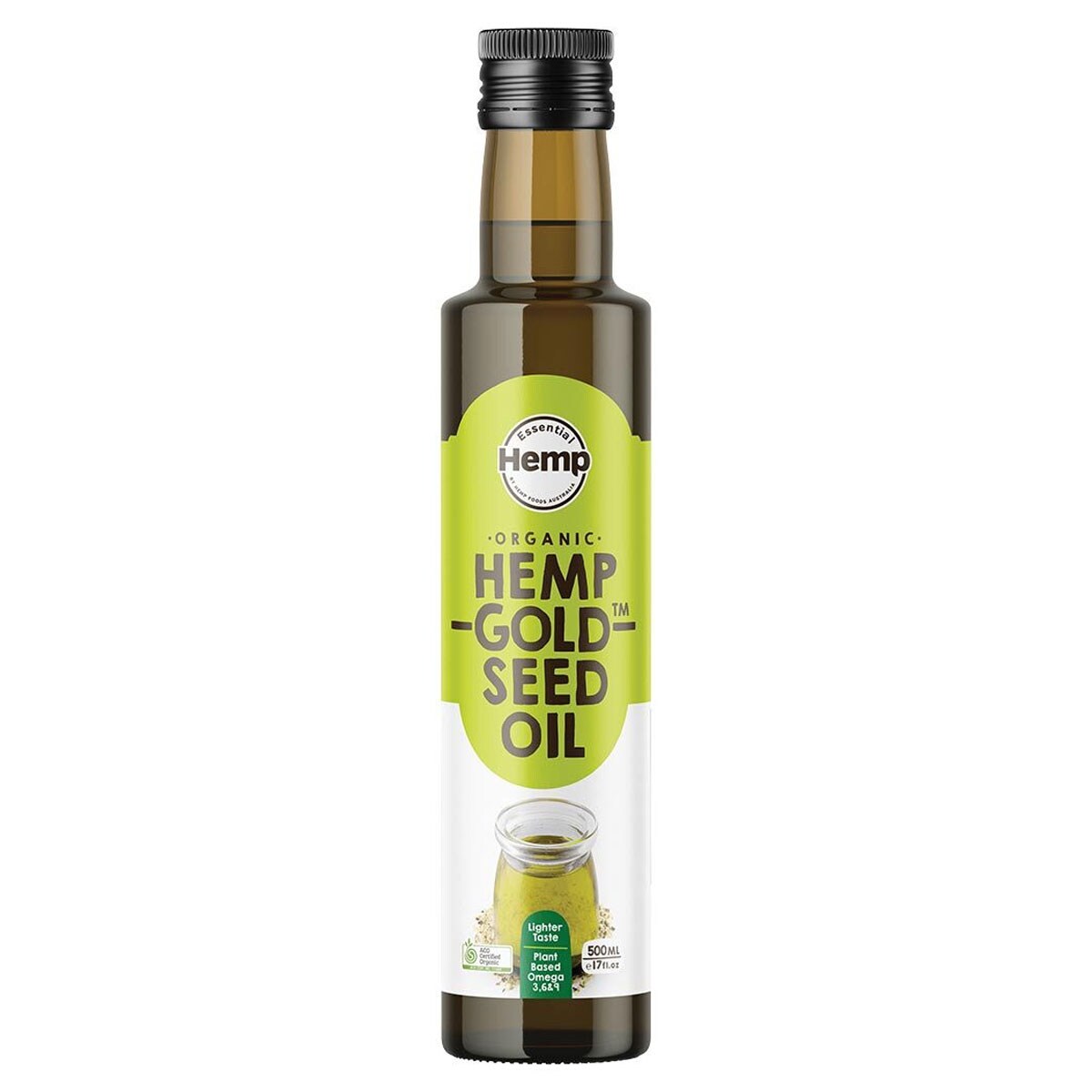 Essential Hemp Organic Hemp Gold Seed Oil 500ml