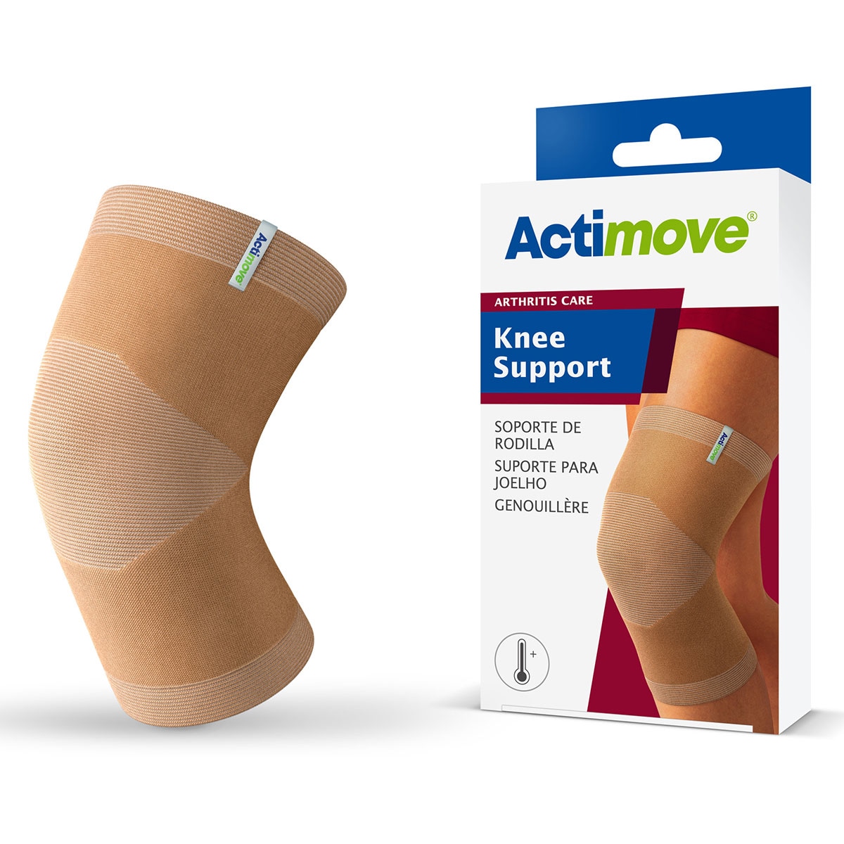 Actimove Arthritis Compression Knee Support Beige L | Healthylife ...