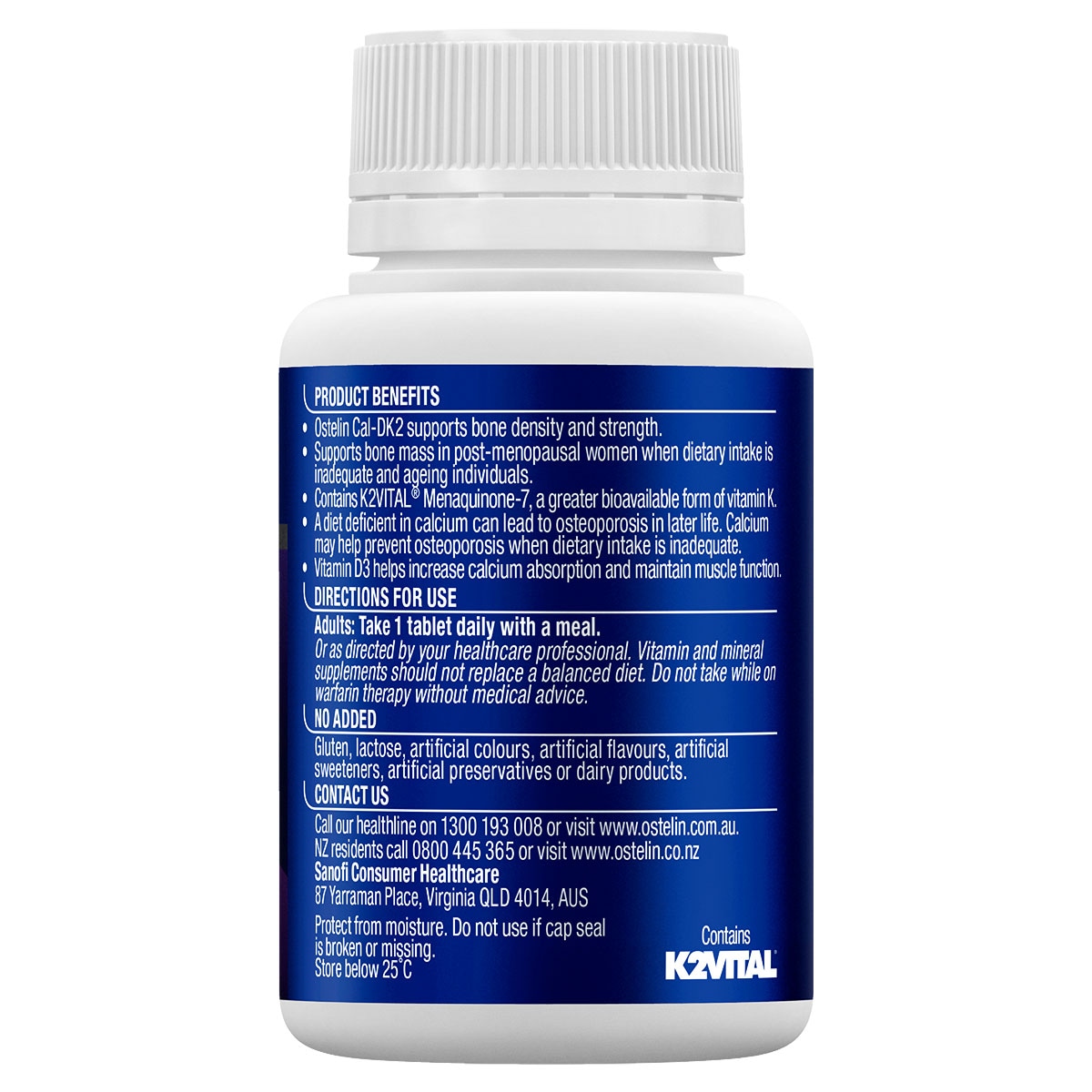 Ostelin Cal-DK2 30 Tablets