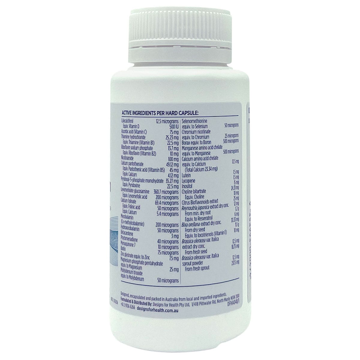 Designs for Health Twice Daily Multi 60 Capsules