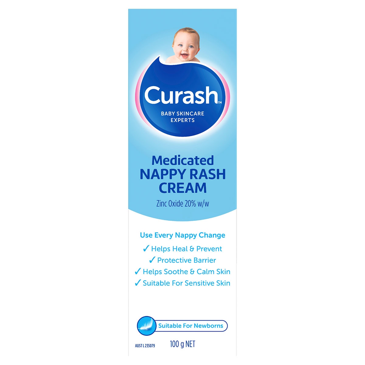 Curash Baby Medicated Nappy Rash Cream 100g | Healthylife