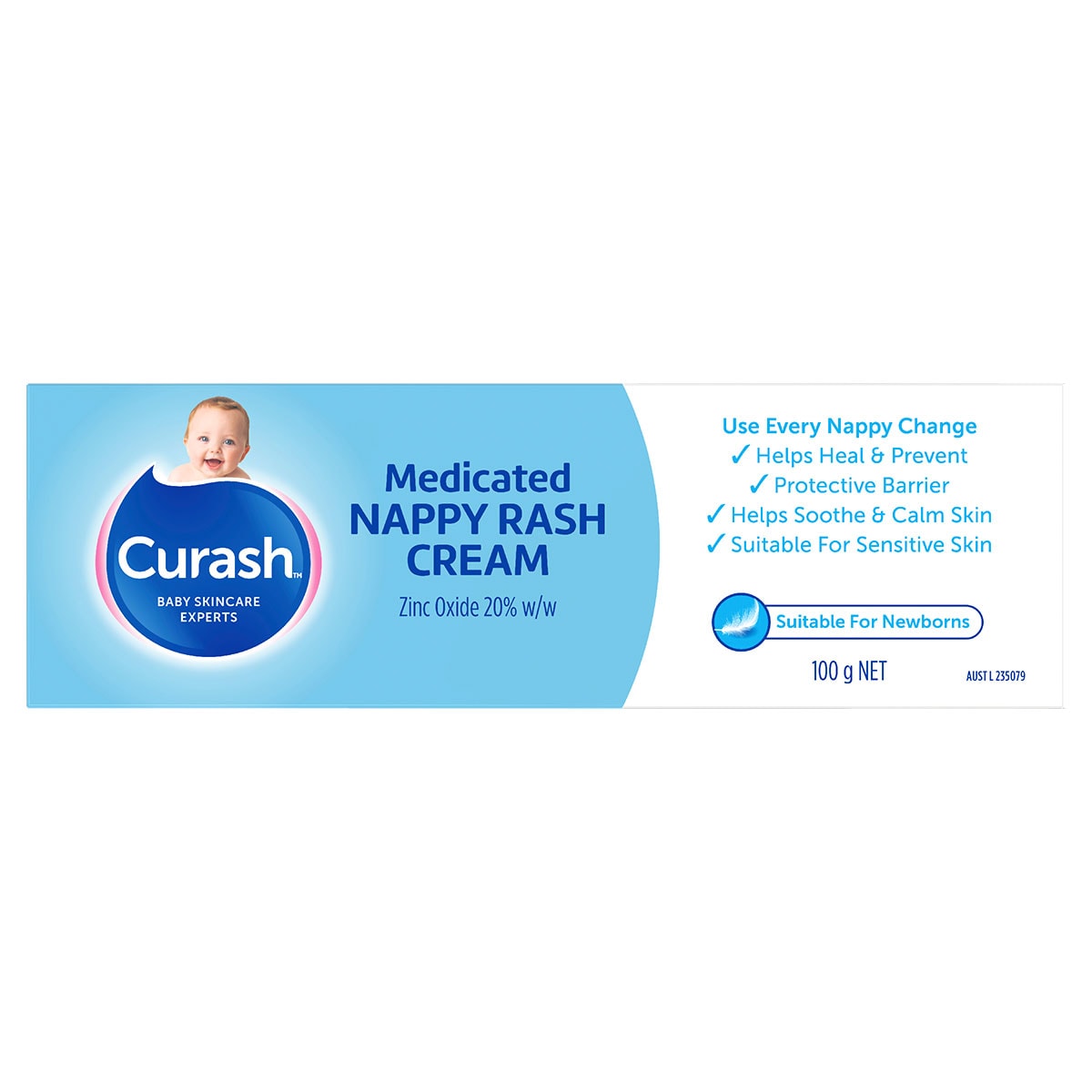 Curash Baby Medicated Nappy Rash Cream 100g
