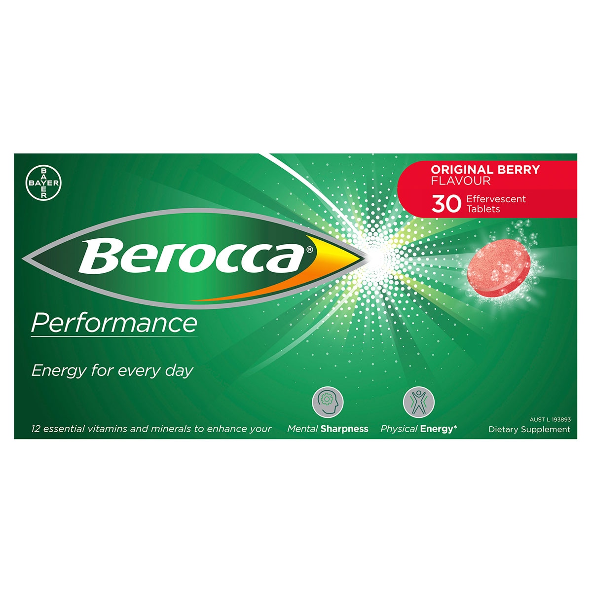 Berocca Performance Original 30 Effervescent Tablets | Healthylife