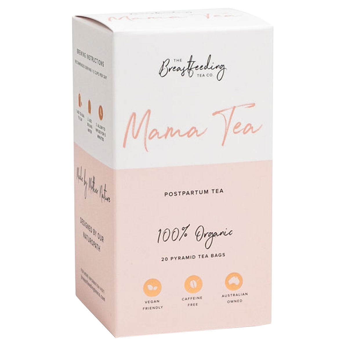 The Breastfeeding Tea Co Mama Postpartum Tea 20 Pyramid Tea Bags ...