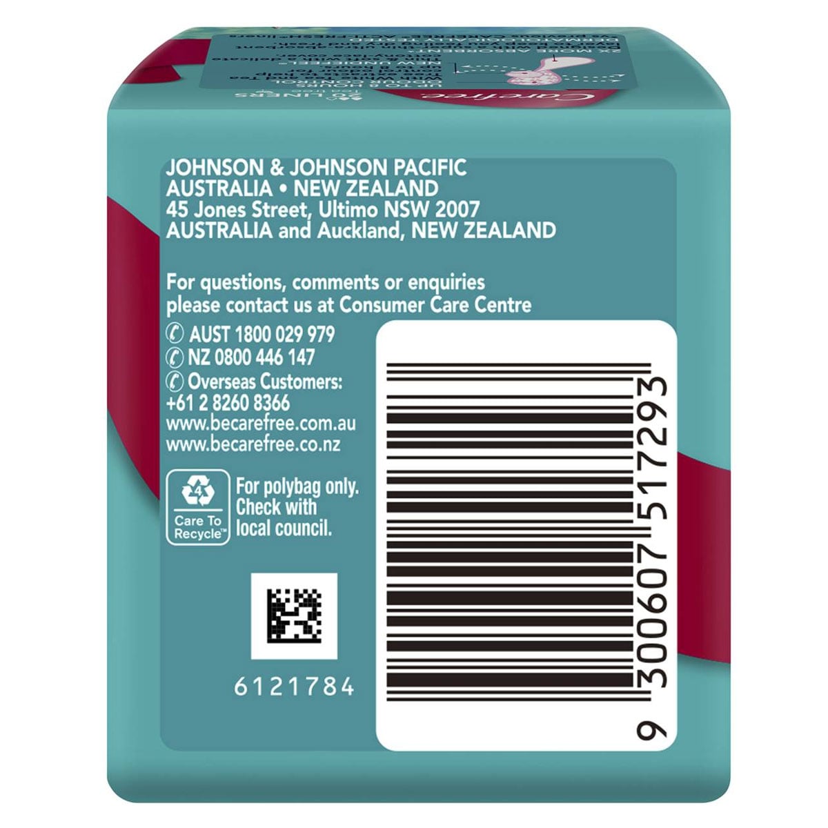 Carefree Acti-Fresh Tea Tree Liners 20 Pack