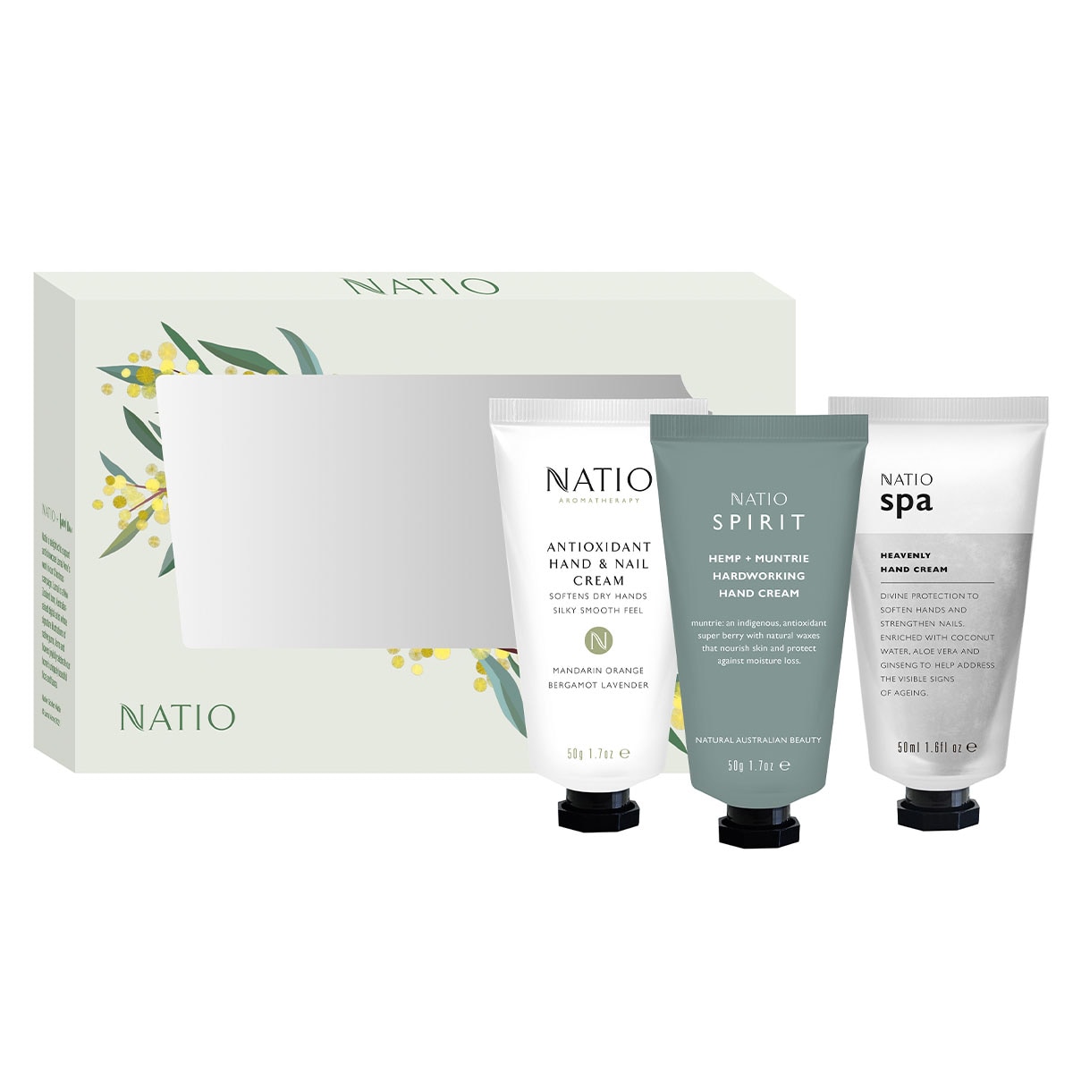 Natio Gift Pack Nourishing Hand Cream Trio | Healthylife