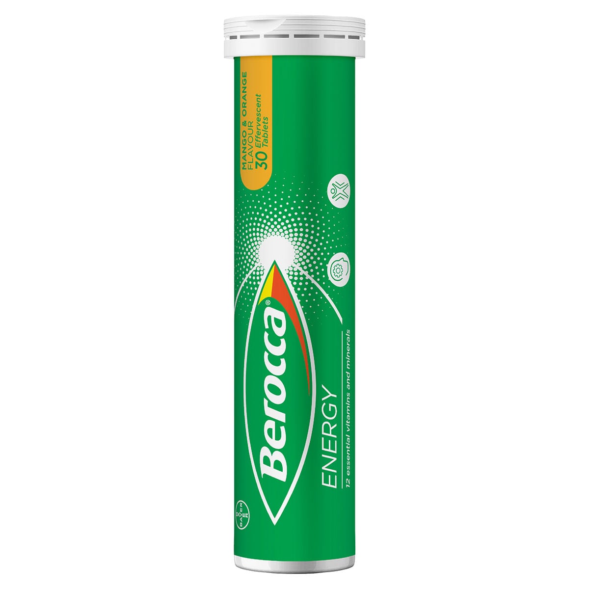 Berocca Energy Mango & Orange 30 Effervescent Tablets