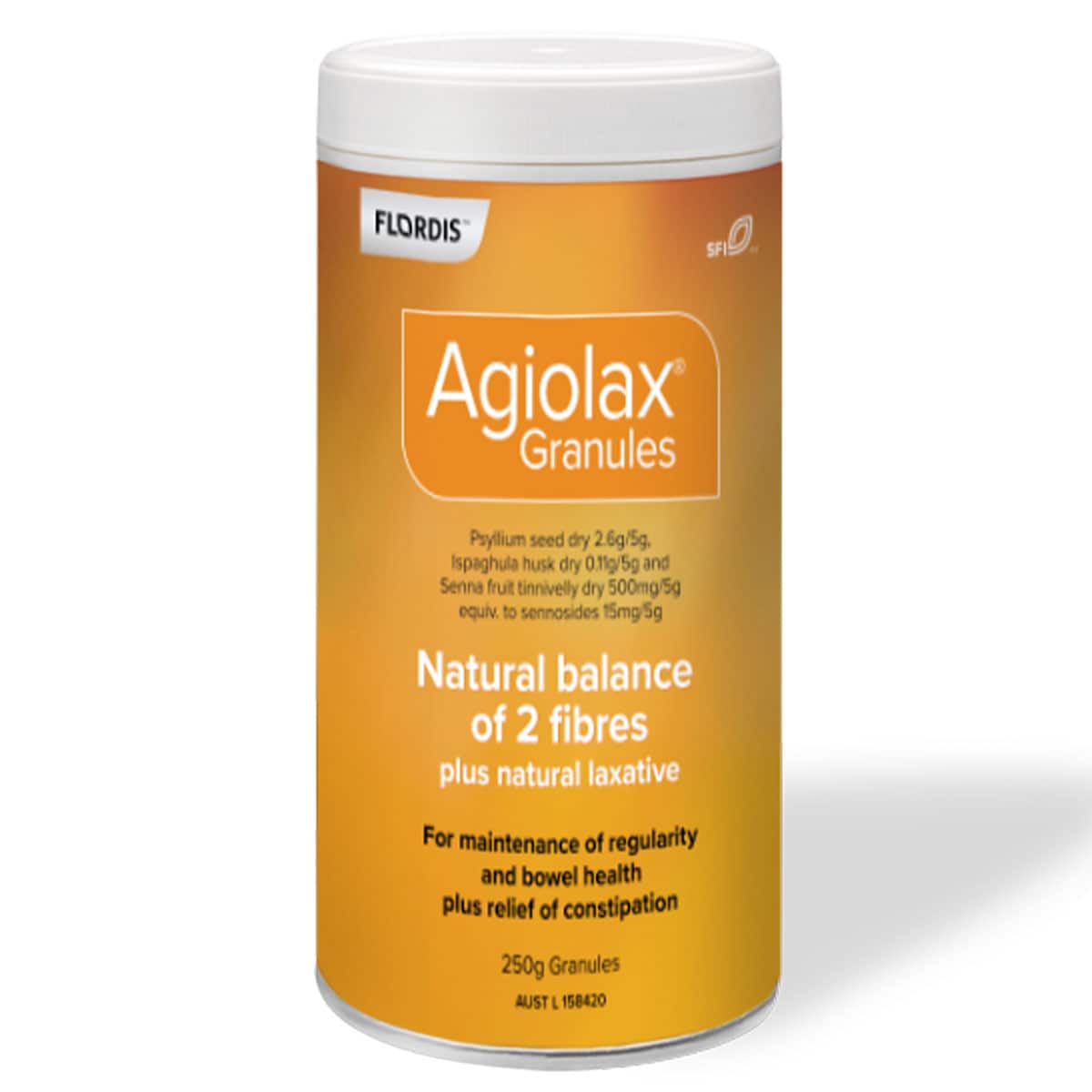 Agiolax Granules Laxative & Fibre Supplement 250g