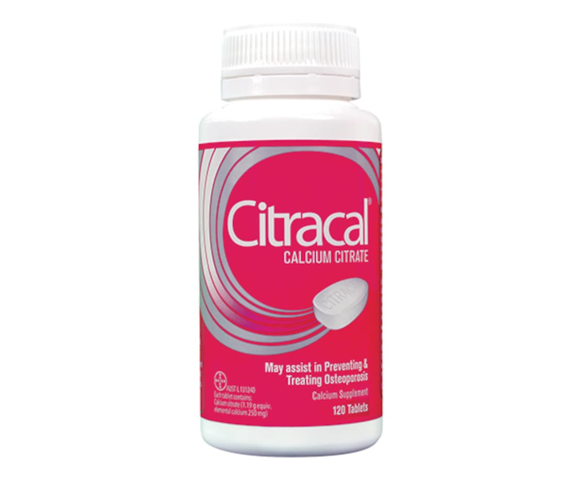 Citracal Calcium Citrate 250mg 120 Tablets | Healthylife