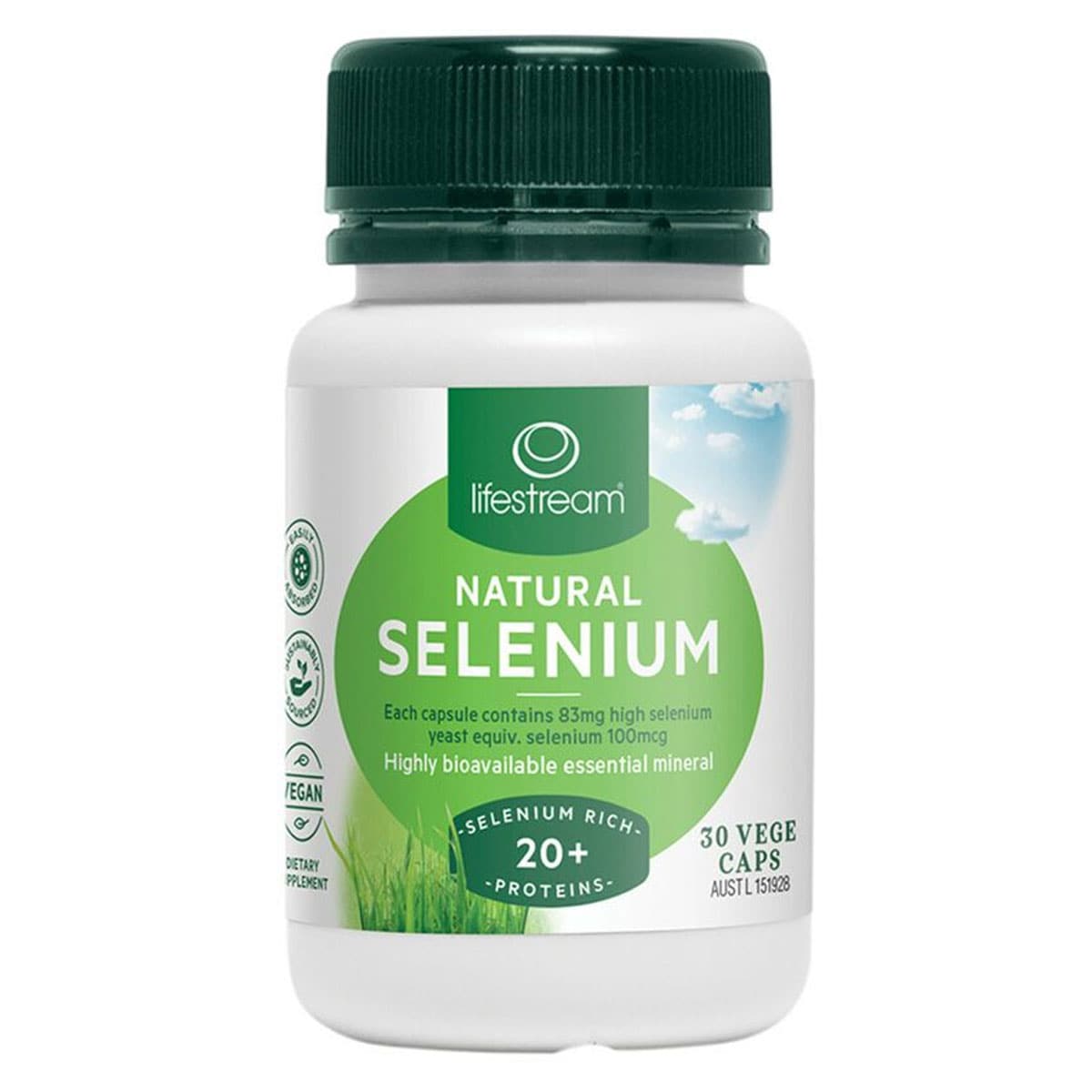 Lifestream Selenium 30 Capsules | Healthylife