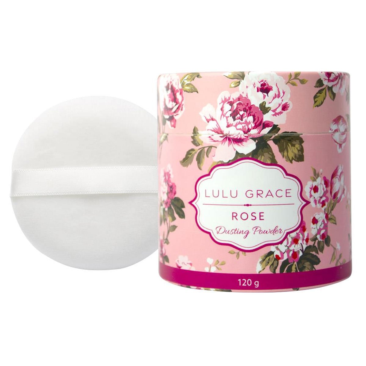 Lulu Grace Dusting Powder Rose 120g | Healthylife